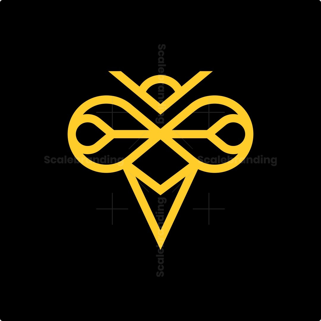 Modern Technology Bee Logo | Scalebranding