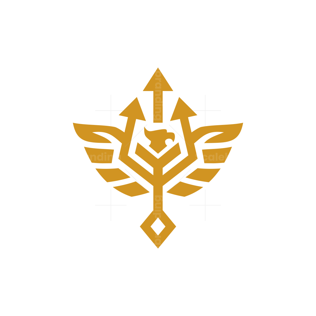 modern trident with eagle logo | Scalebranding