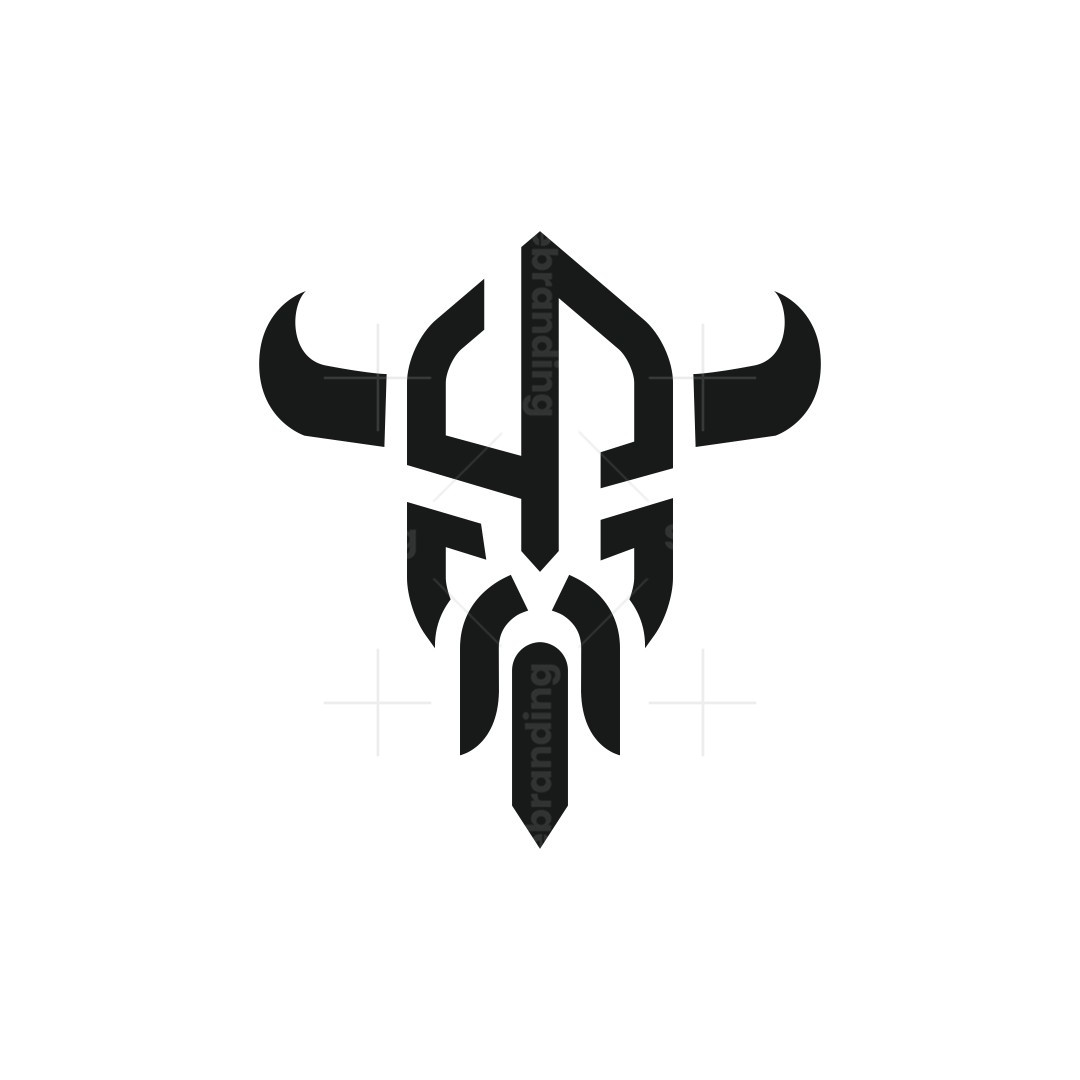 Modern Viking Head Logo | Scalebranding