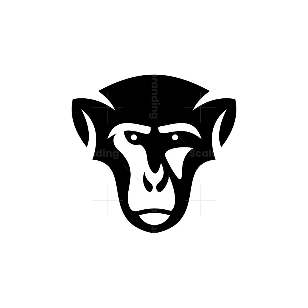 Fire Monkeys Logo Exclusive Logo 989804, Crazy Monkey On Flame Logo