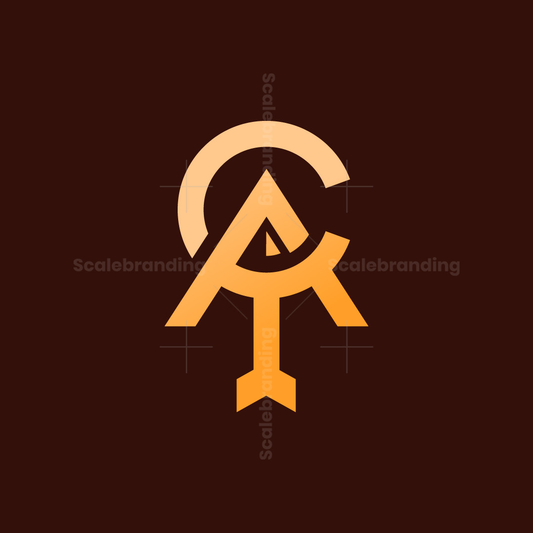 Monogram AC Arrow Logo | Scalebranding