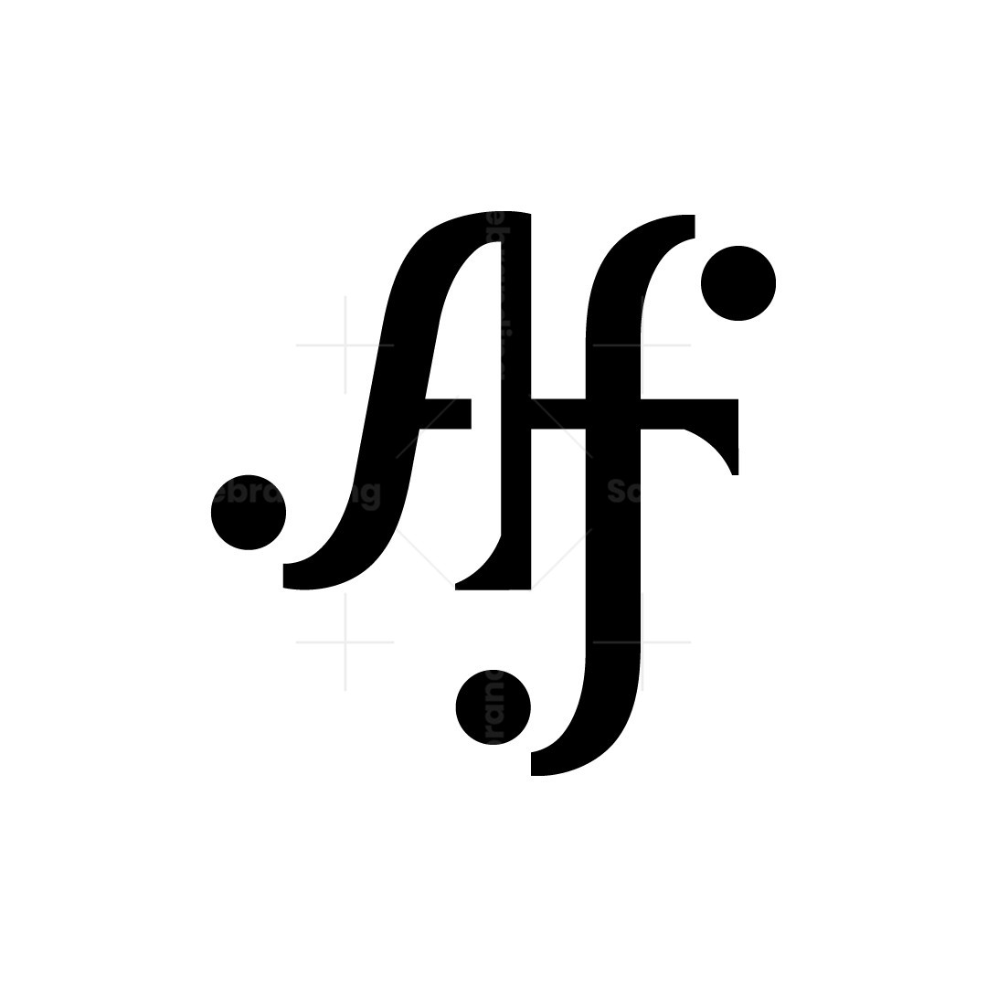 Monogram Af Or Ahf Logo | Scalebranding