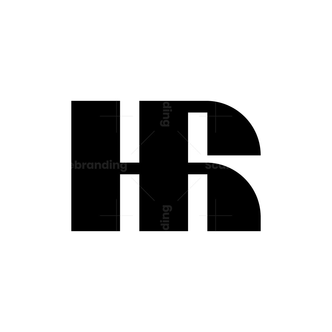 monogram hr or rh logo | Scalebranding