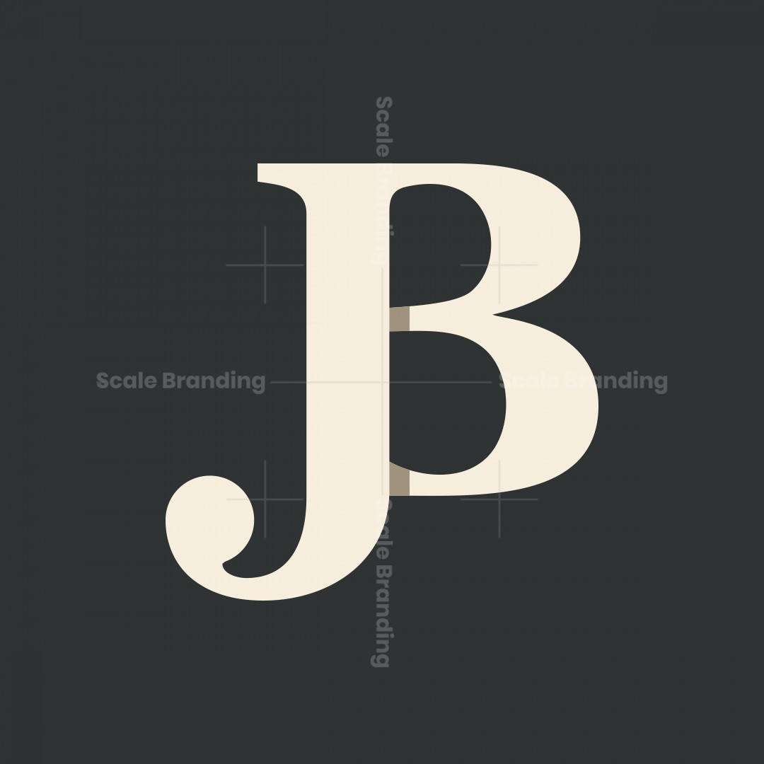 Monogram letter JB logo | Scalebranding