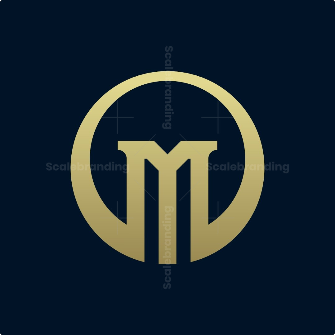 Monogram M Circle Logo | Scalebranding