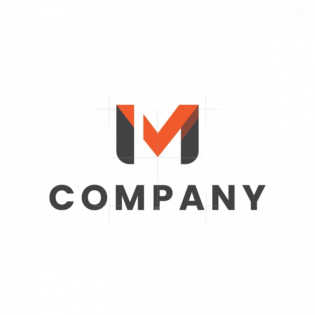 Monogram M tick Logo | Scalebranding