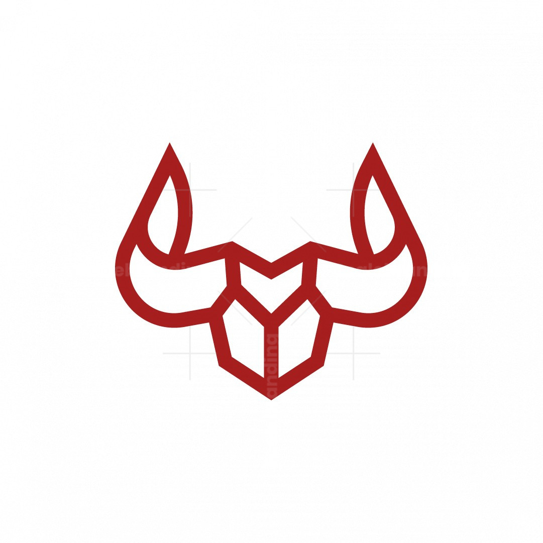 Monoline Bullhead Logo | Scalebranding
