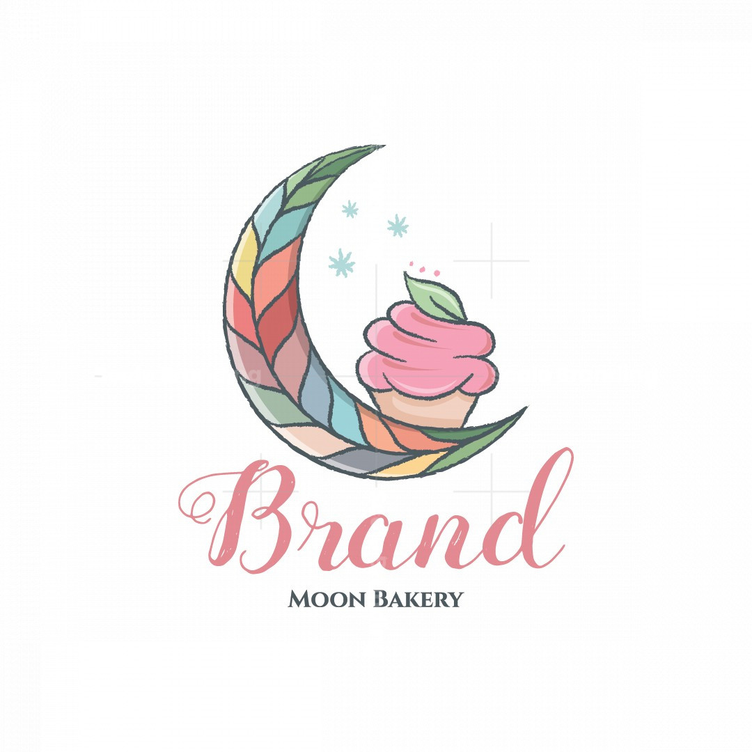 Moon Bakery Pictorial Logo | Scalebranding