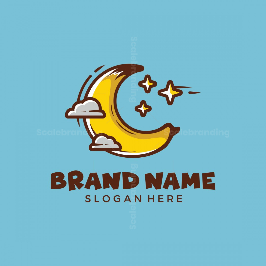 Moon Banana Logo | Scalebranding
