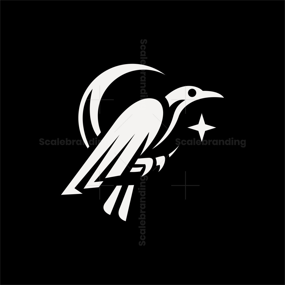 Moon Crow Logo | Scalebranding