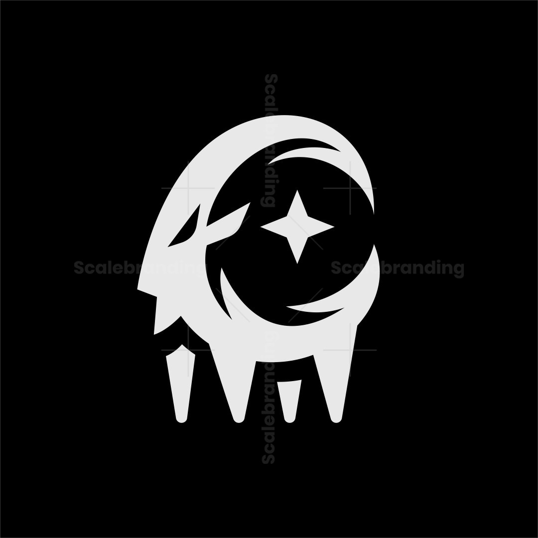 Moon Goat Logo | Scalebranding