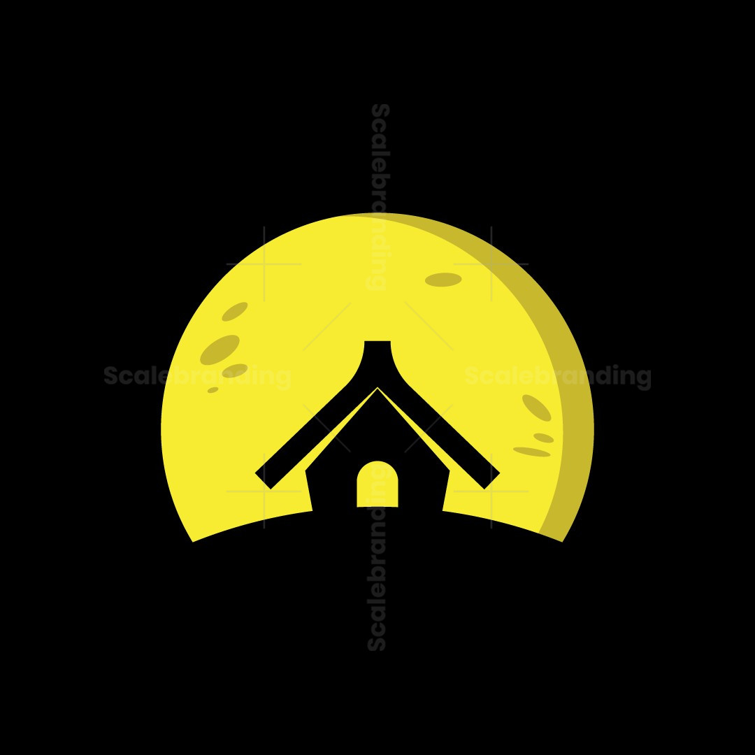 Moon House Logo Full Moon College House Logo | Logo Design Contest