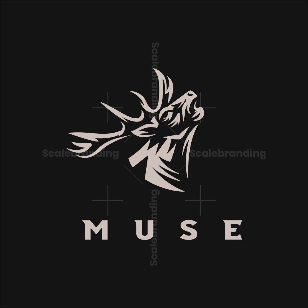 Moosehead Logo Letter H Moose Head Logo Design Template Vector