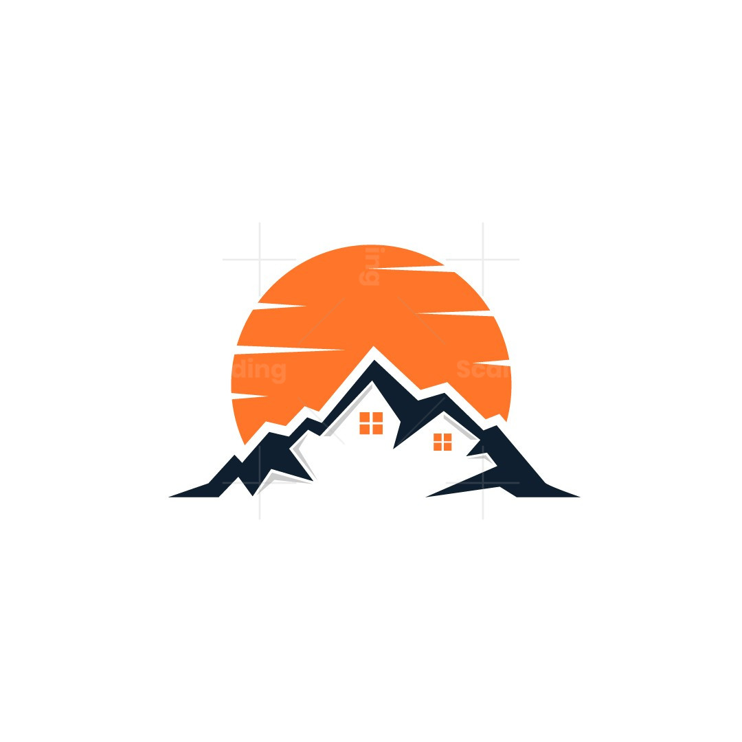 Logo Design Mountain Home Home Mountain Life & Home Of Colorado, LLC