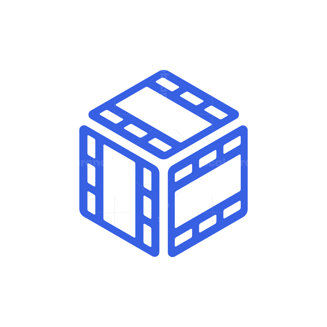 Movie Box Hexagon Modern Logo | Scalebranding