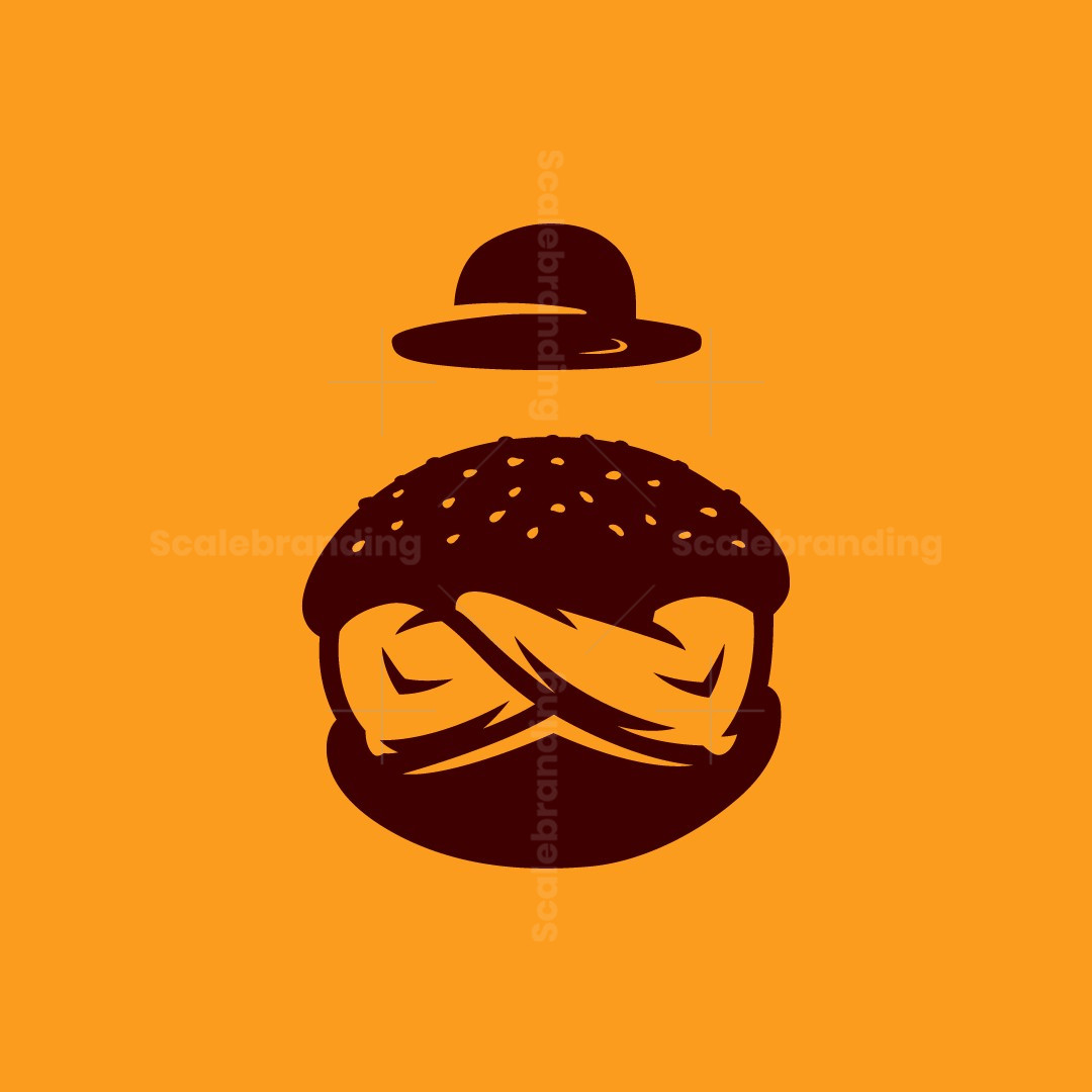 Mr Burger Logo Burger Chef Food Logo, Logos Ft. Burger & Sandwich
