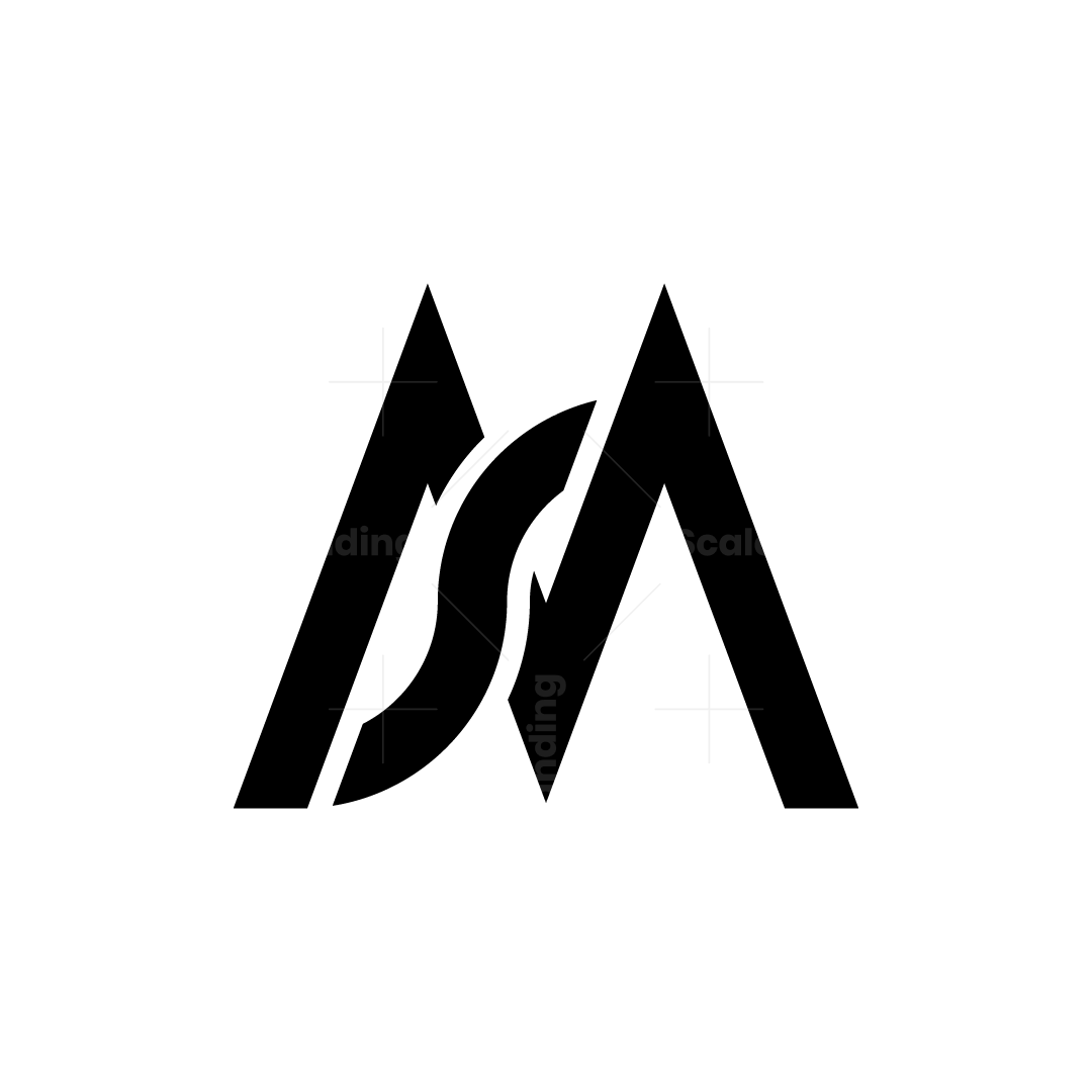 Letters MS or SM Monogram Logo | Scalebranding