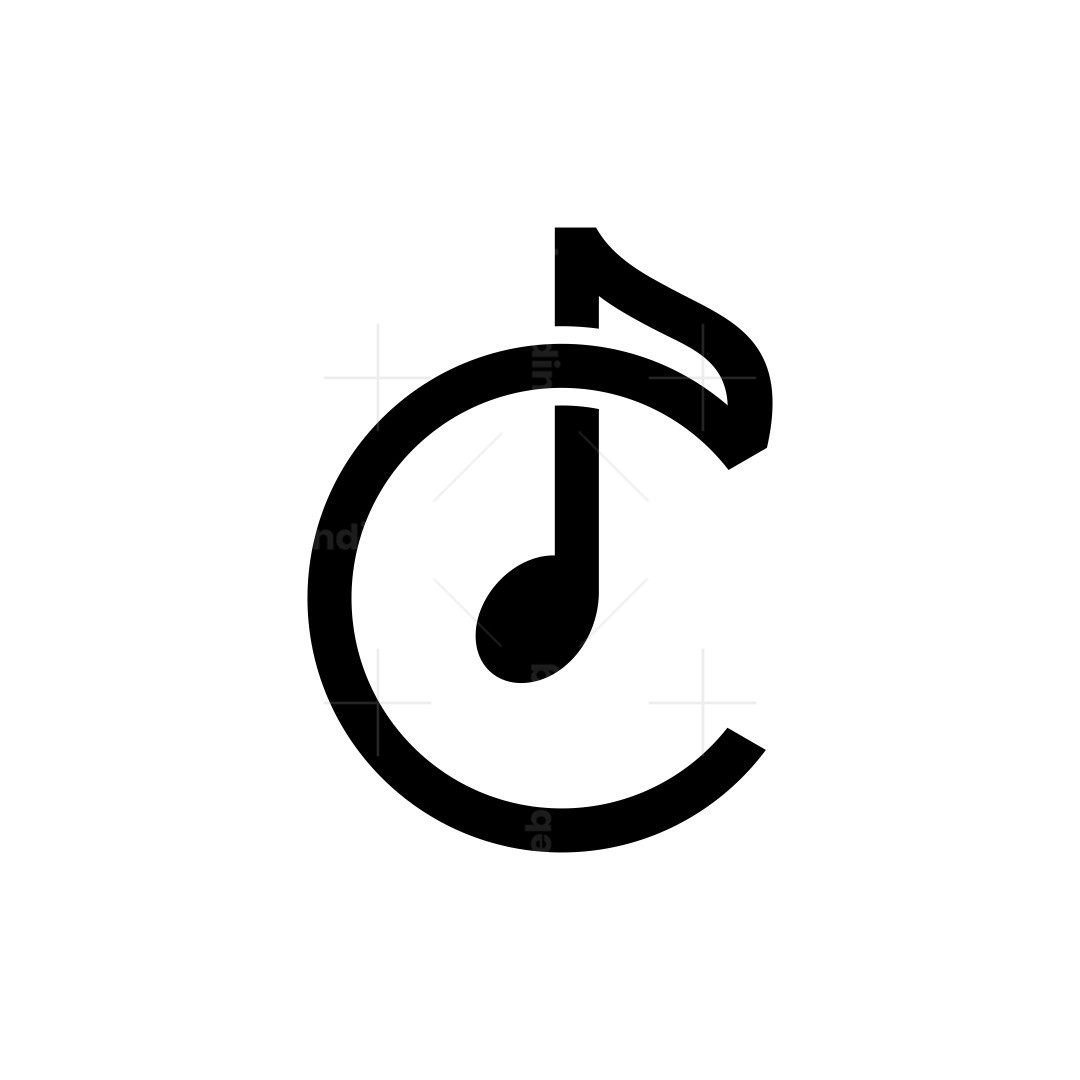 Music C Letter Logo | Scalebranding