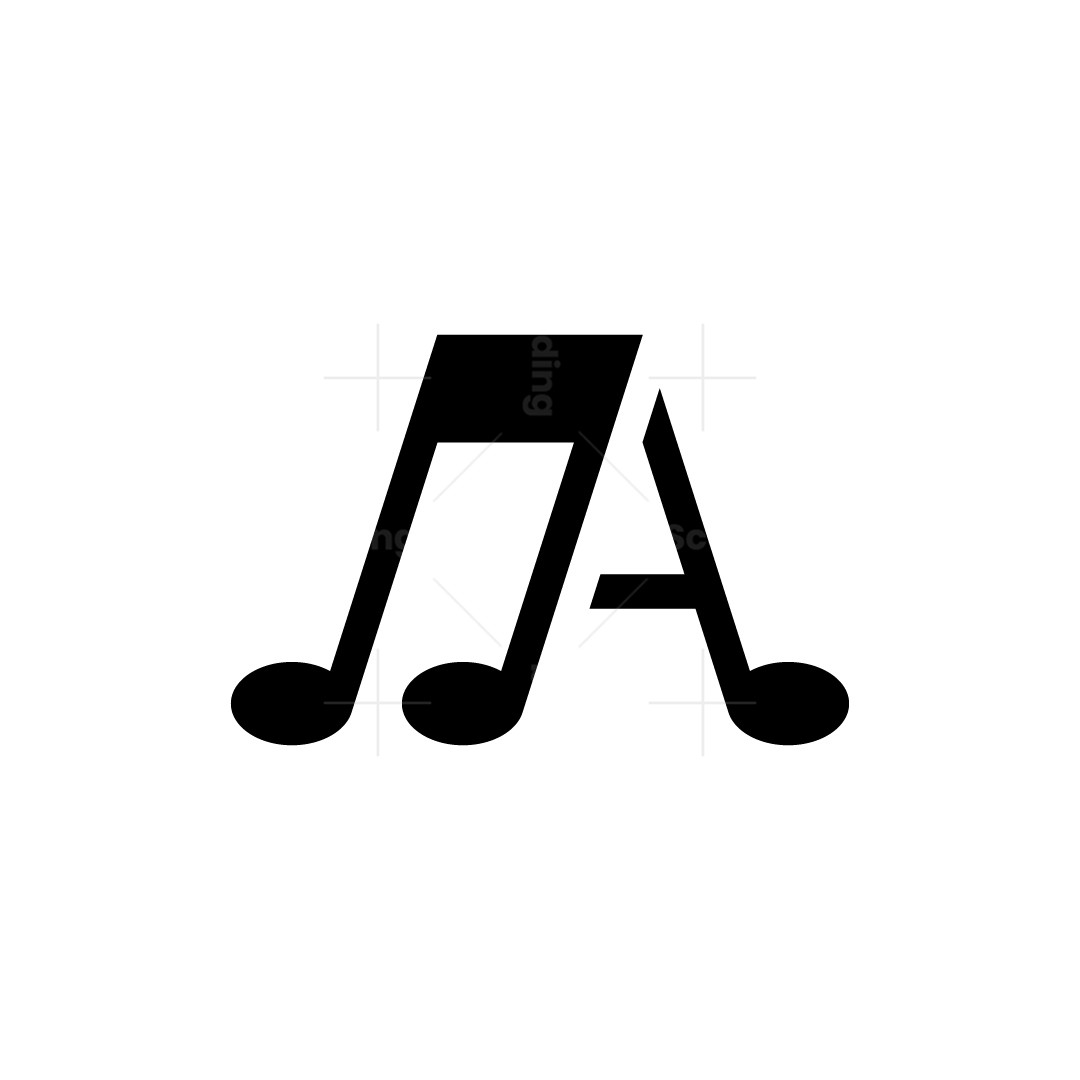 Music Letter A Logo | Scalebranding