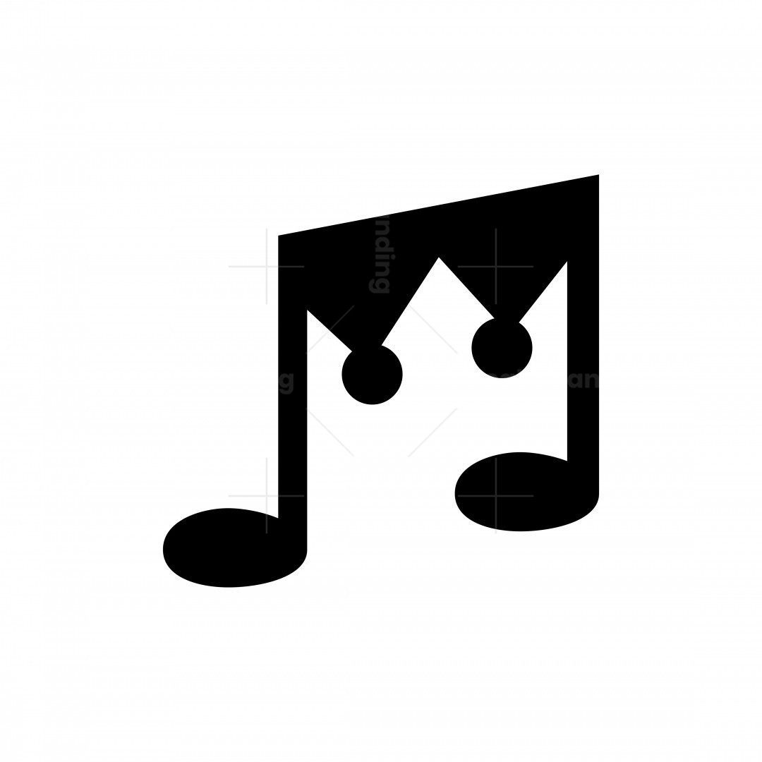 Music Note Crown Logo | Scalebranding