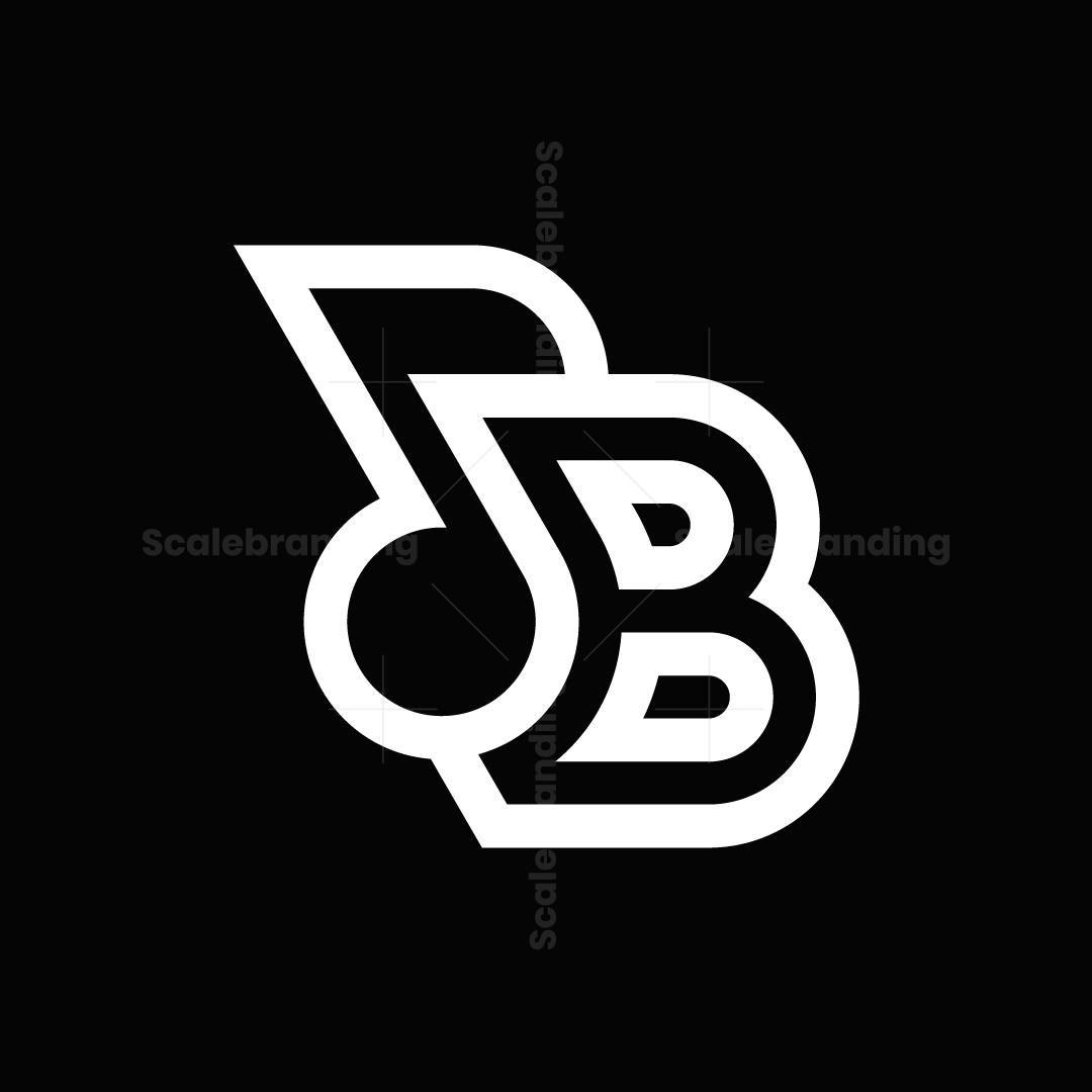 Music Letter B Mark Logo | Scalebranding