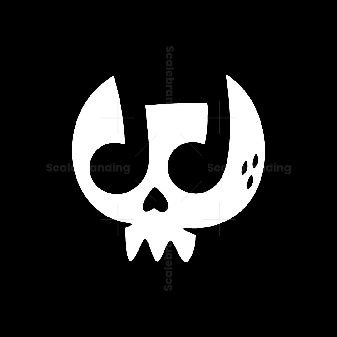 Music Note Skull Logo | Scalebranding