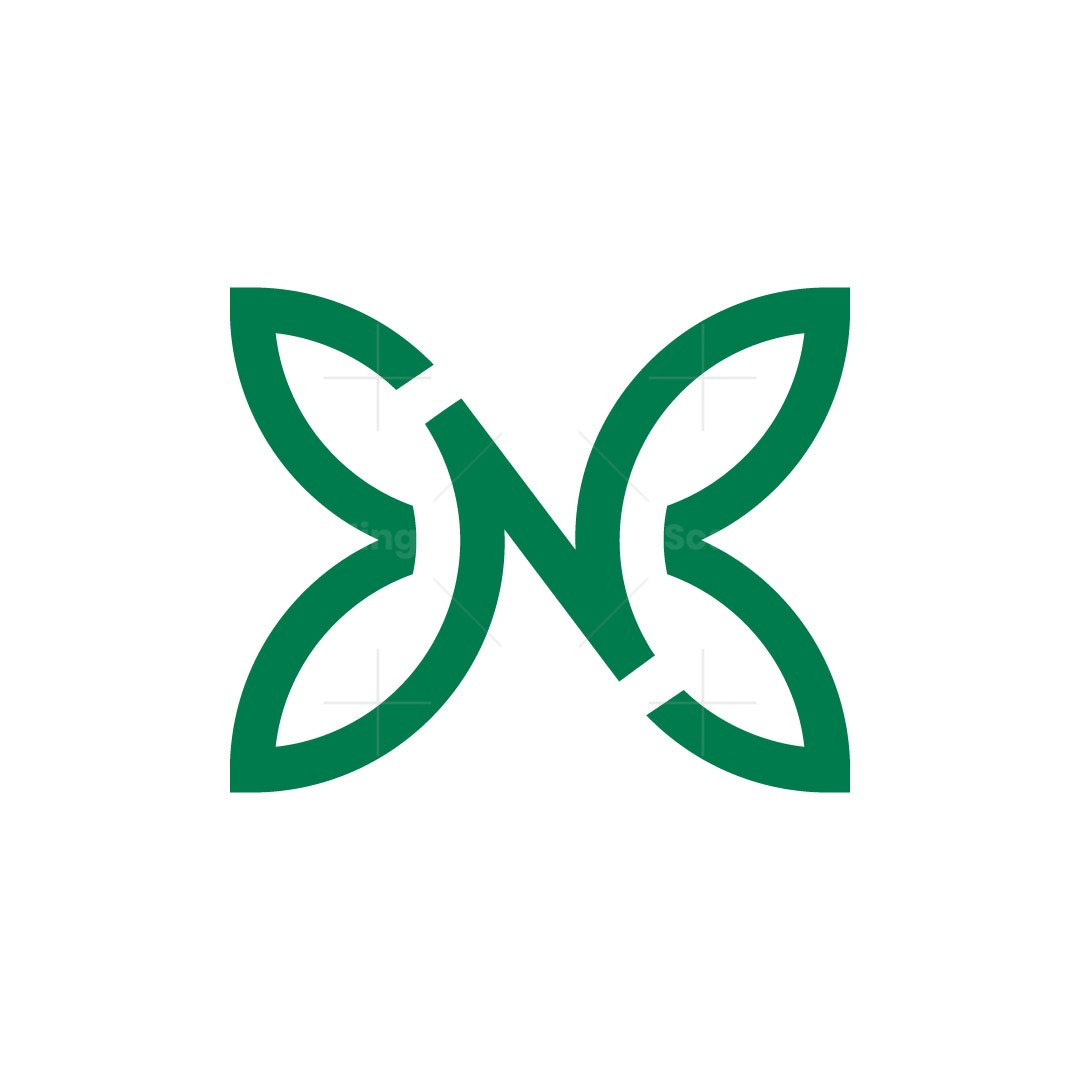 N Butterfly Logo | Scalebranding