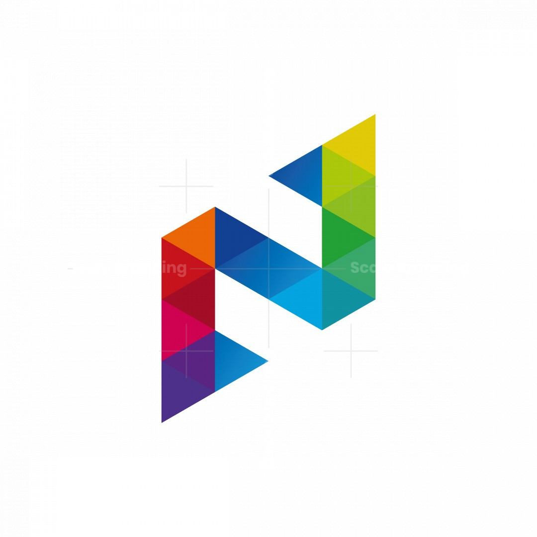 N Letter Colorful Logo | Scalebranding