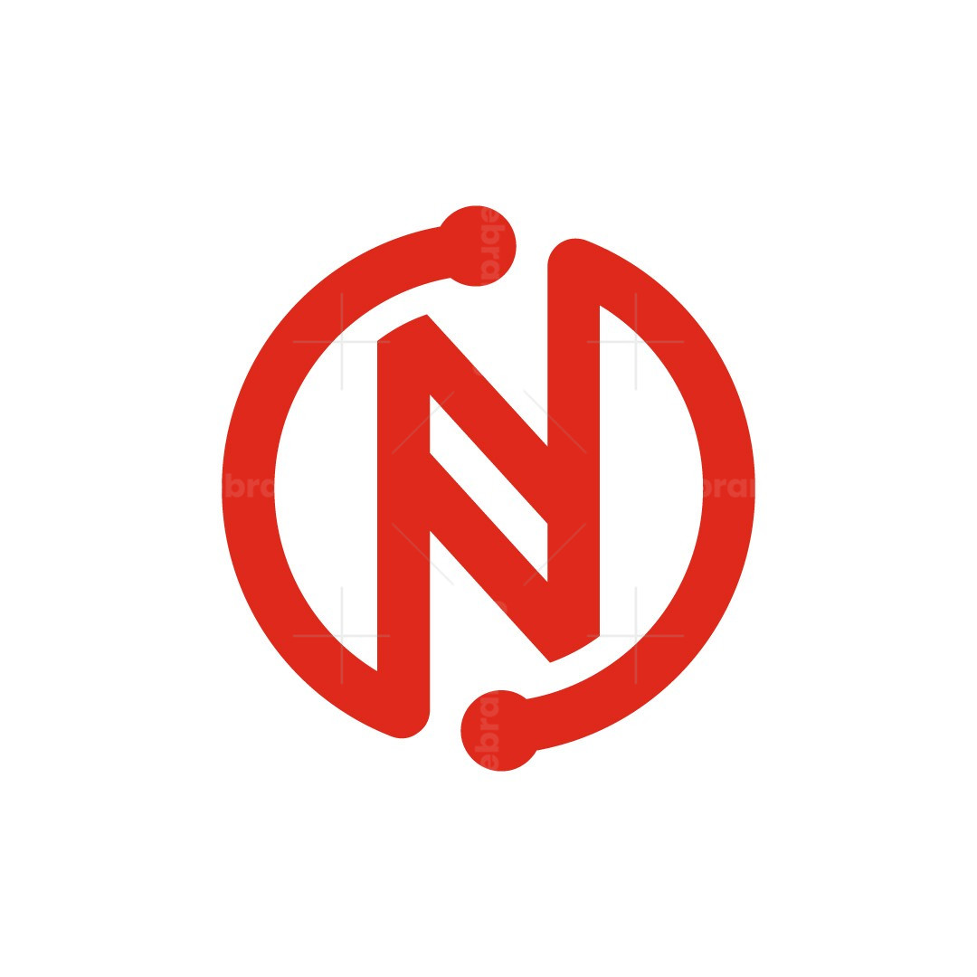 N Letter Tech Logo | Scalebranding