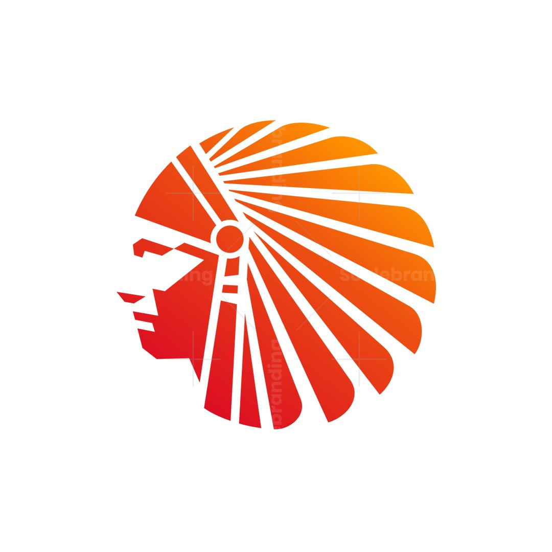 Native American Chief or Warrior Logo | Scalebranding
