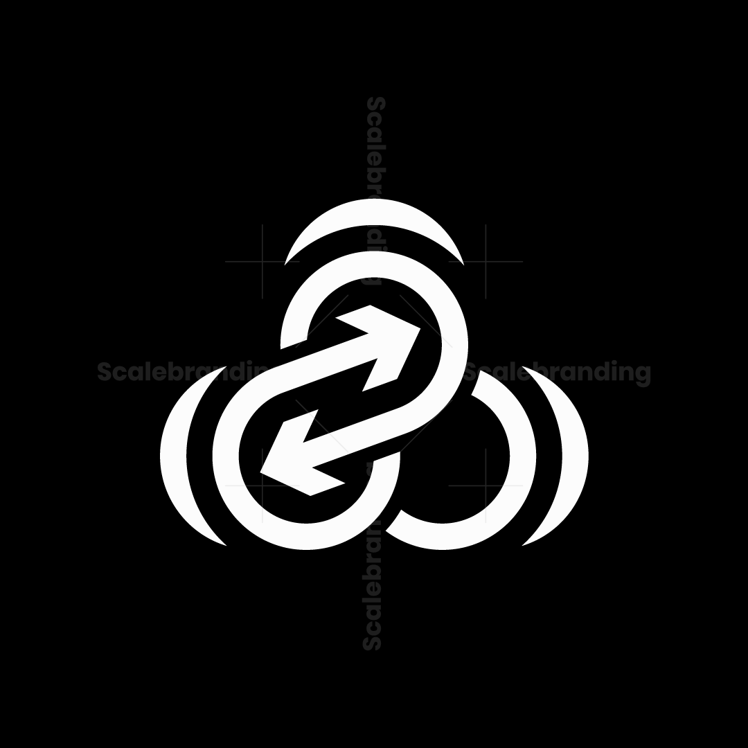 Natural Cloud Circulation Mark Logo | Scalebranding