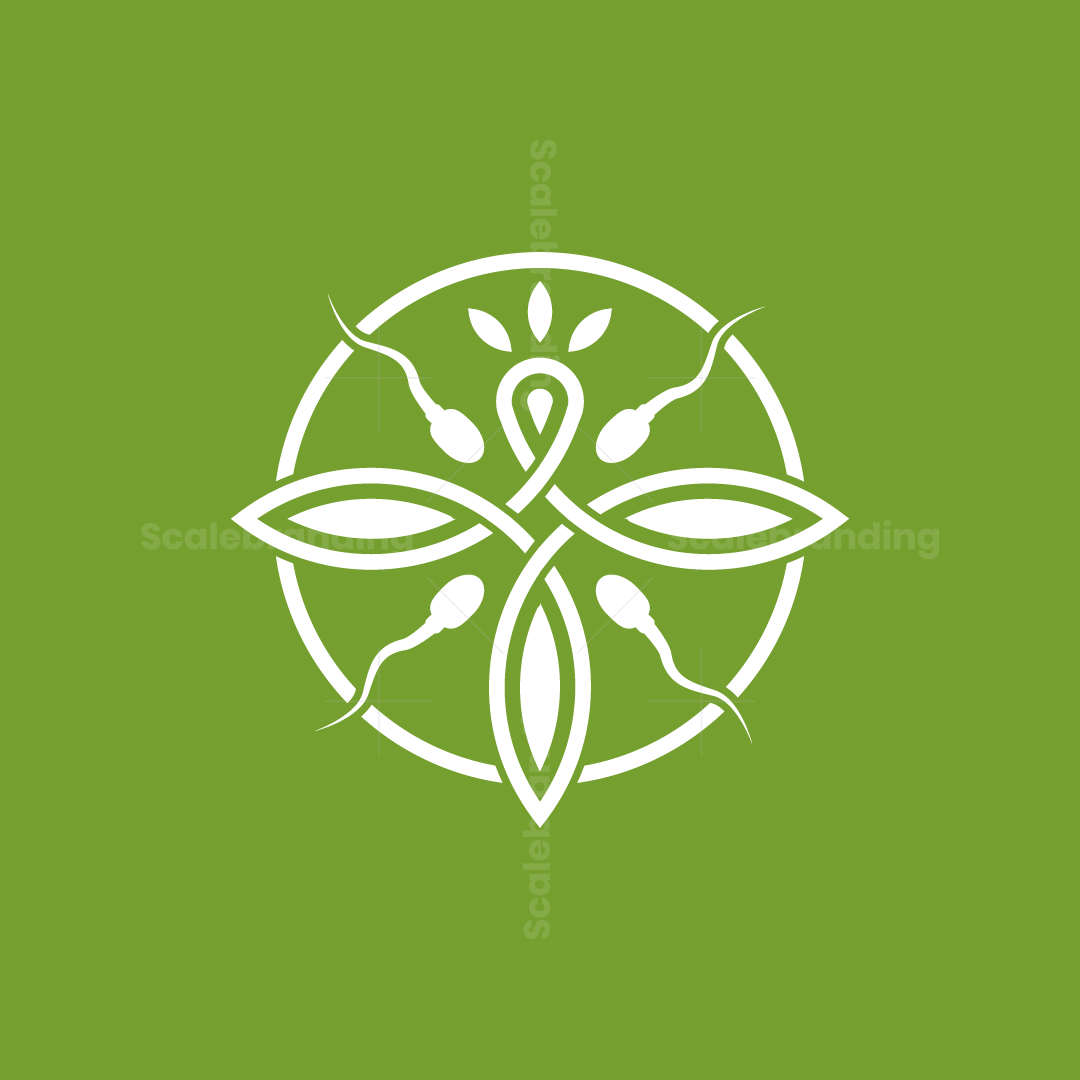 Natural Fertility Modern Flat Logo | Scalebranding