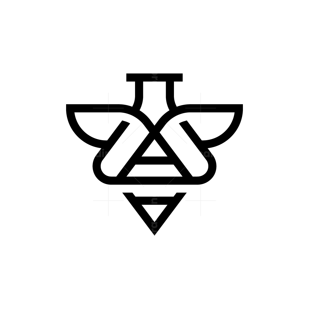 Nature Lab Bee Pharmacy Logo | Scalebranding