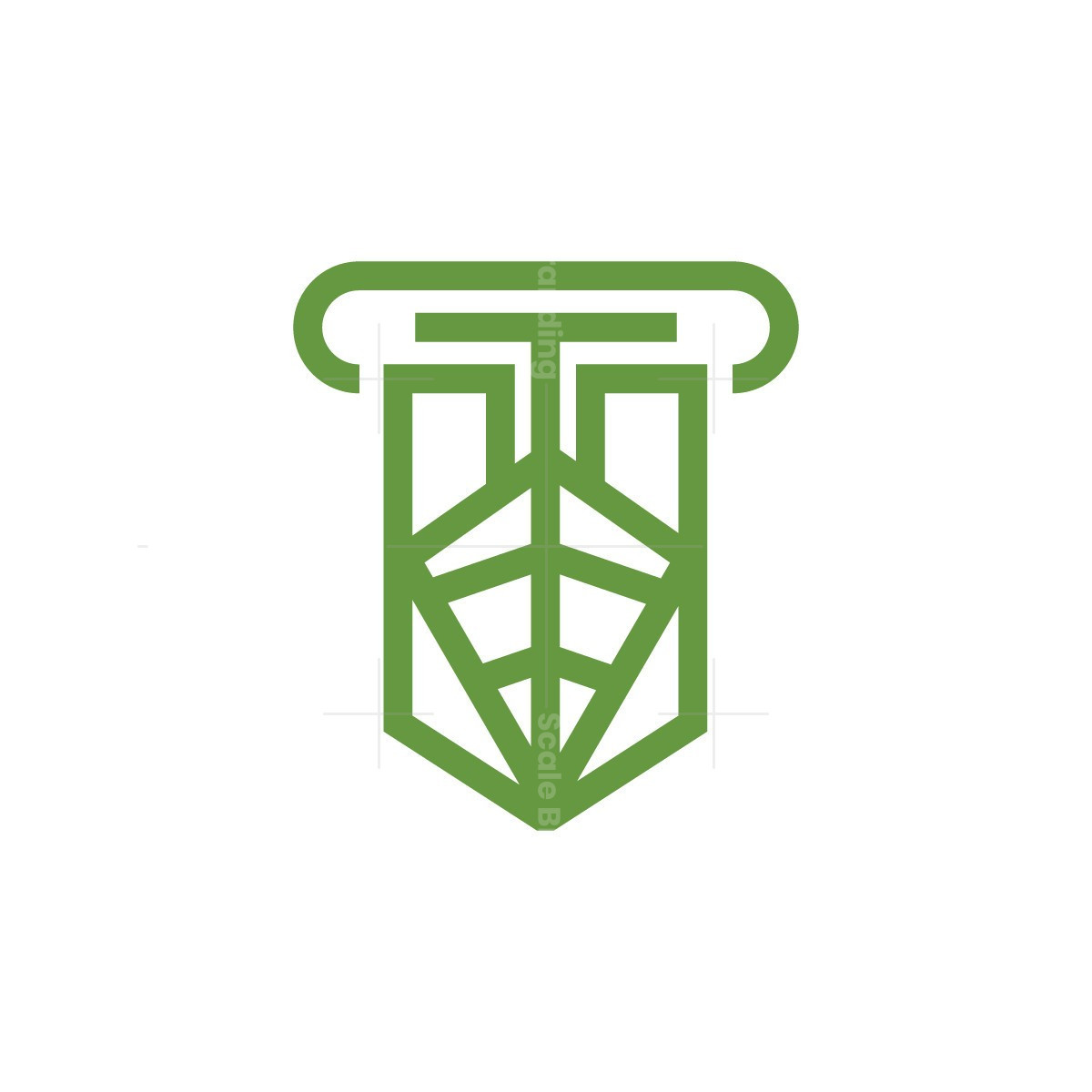 Nature Leaf Logo Environmental Law Logo | Scalebranding