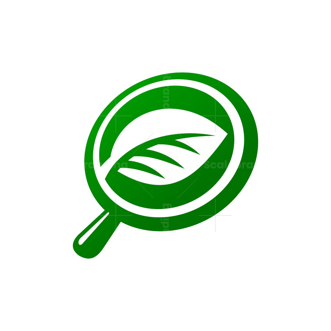 Nature magnifying glass Logo | Scalebranding