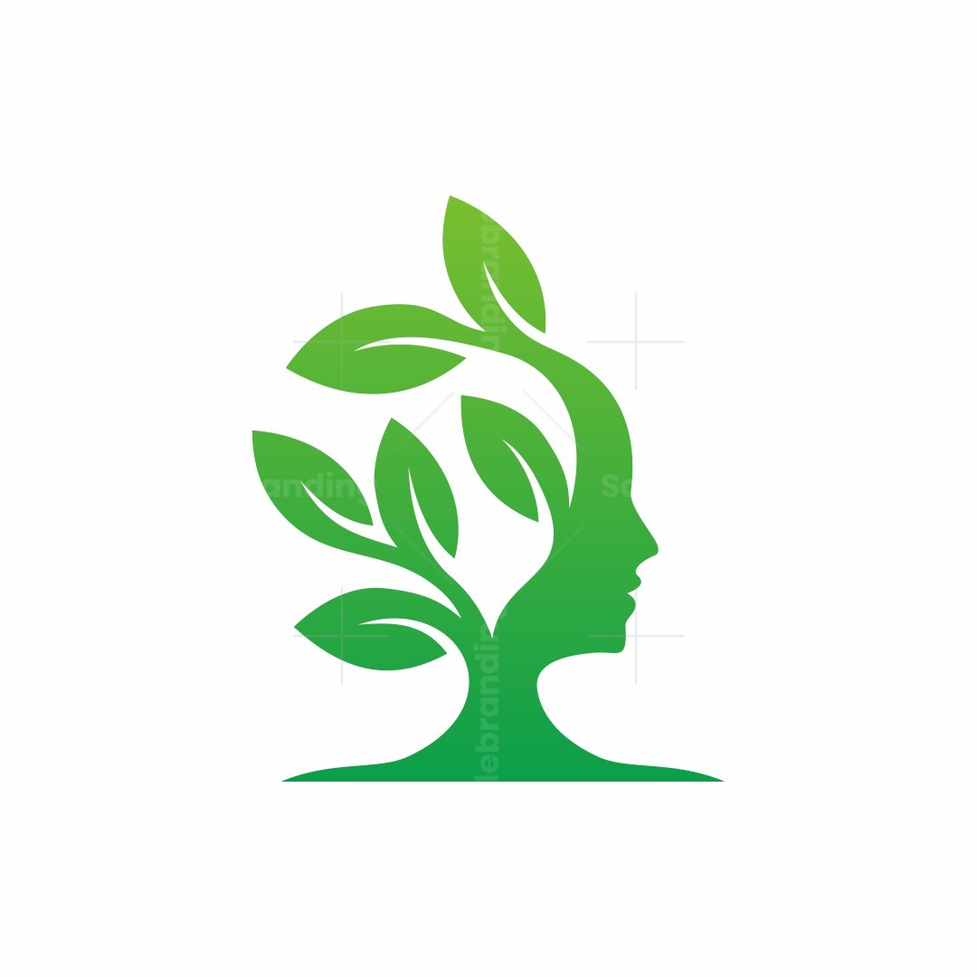 Nature Tree Face Logo | Scalebranding