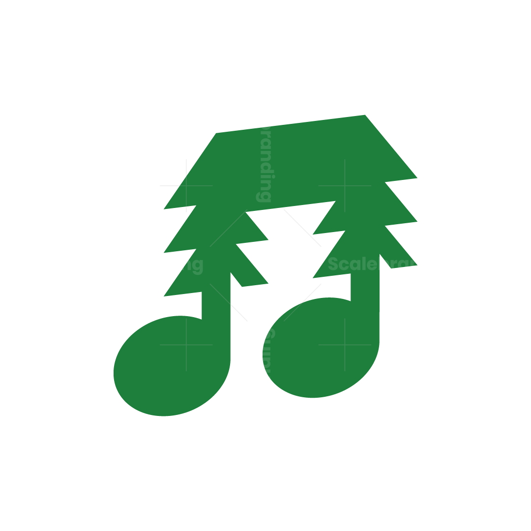 Nature Tree Music Note Logo | Scalebranding