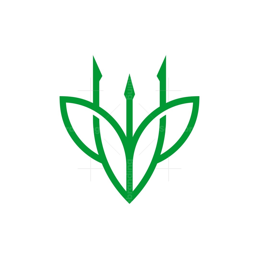 Nature Trident Logo | Scalebranding