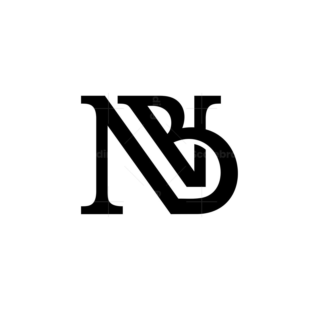 NB Elegant Monogram Logo Design | Scalebranding