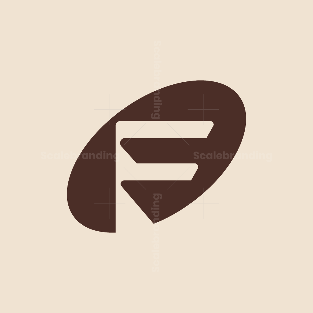 Negative Space Letter F Logo | Scalebranding