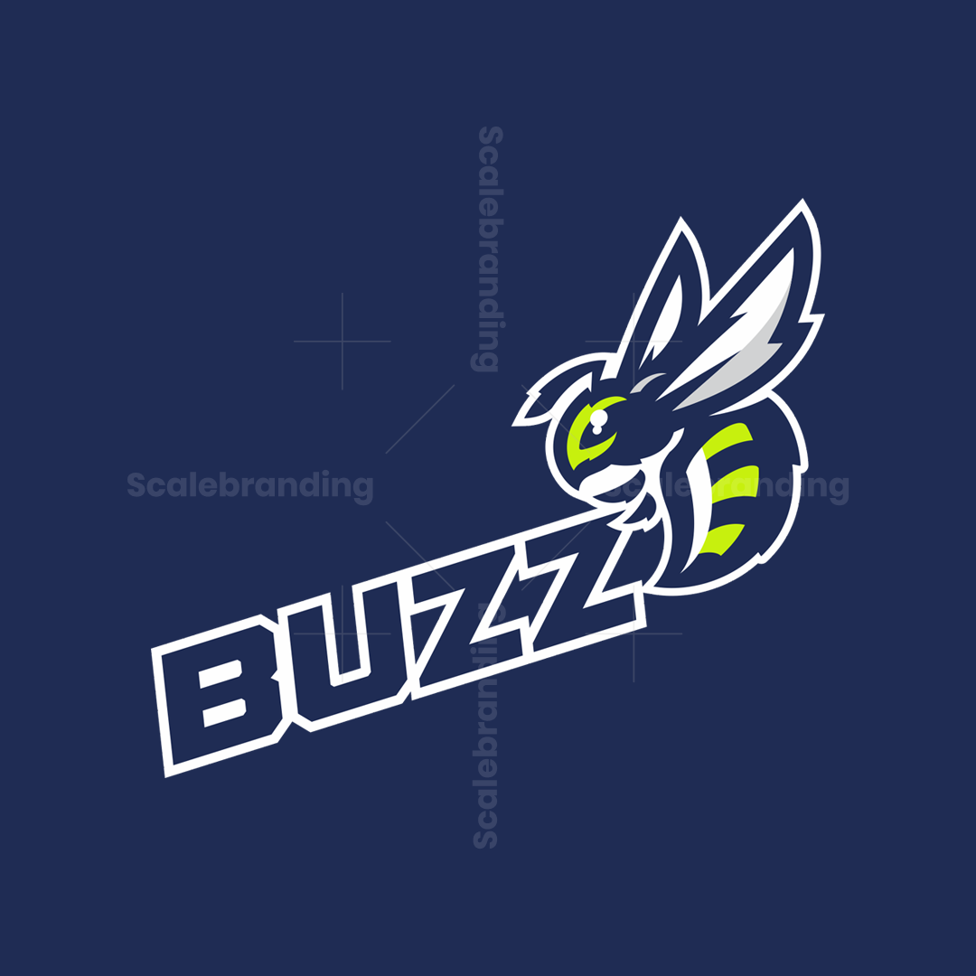Neon Green Stinger Bee Logo | Scalebranding