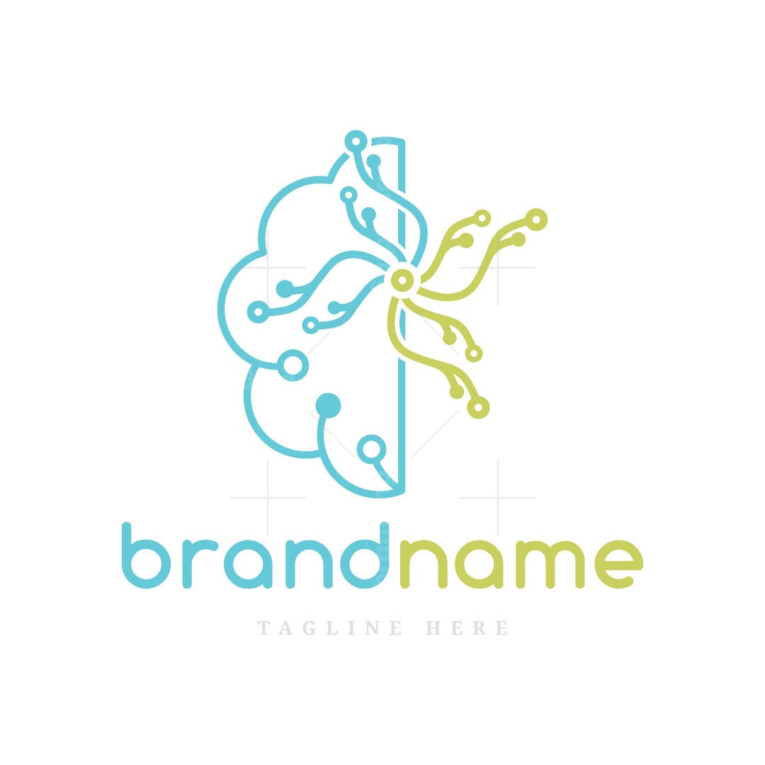 Neural Mind Tree Logo | Scalebranding
