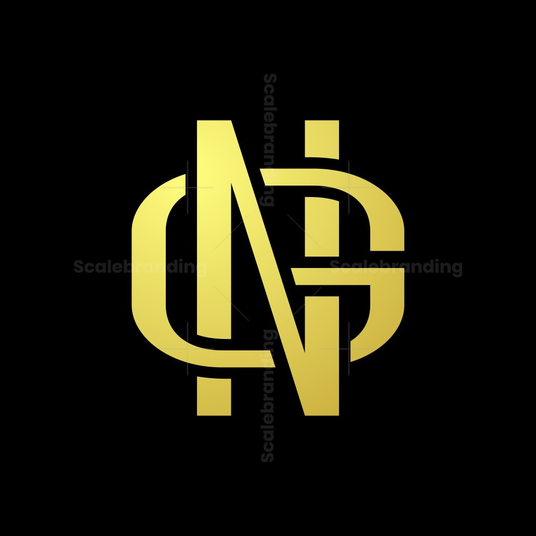 NG GN Gold letter mark Logo | Scalebranding
