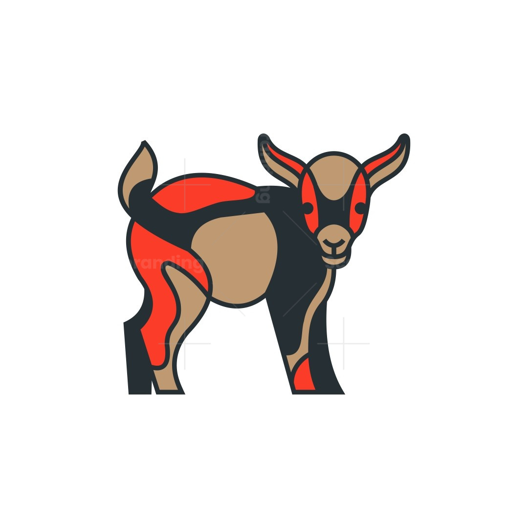 Pygmy Goat Logo Classic But Playful Logo Design For A Family Who