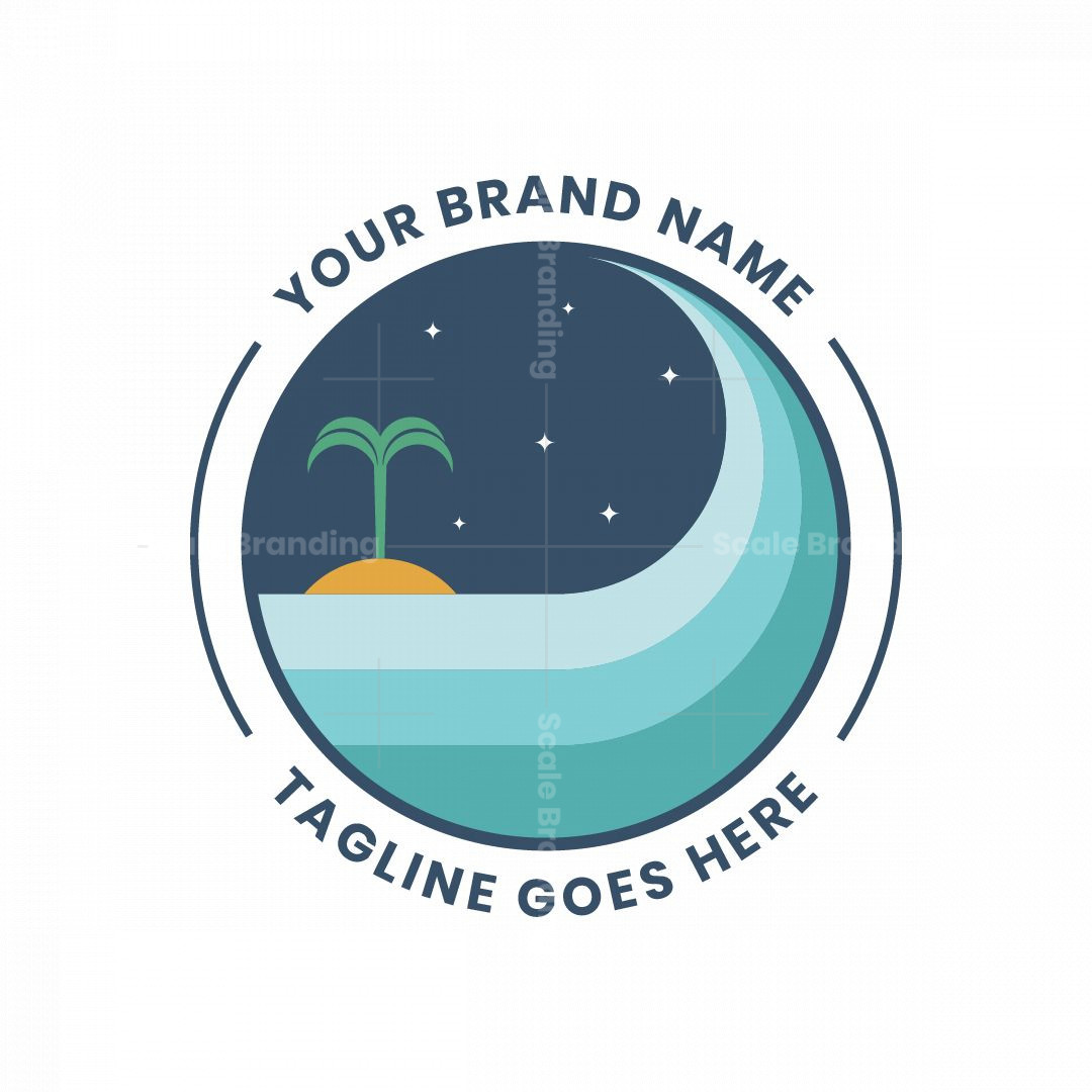 Night Beach Logo | Scalebranding