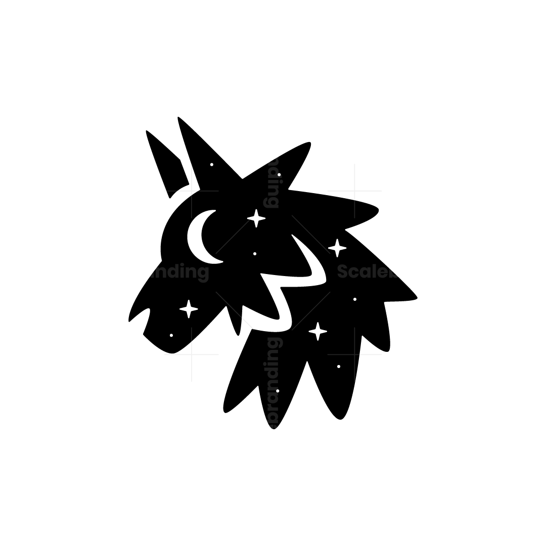 Night Sky Wolf Head Logo | Scalebranding