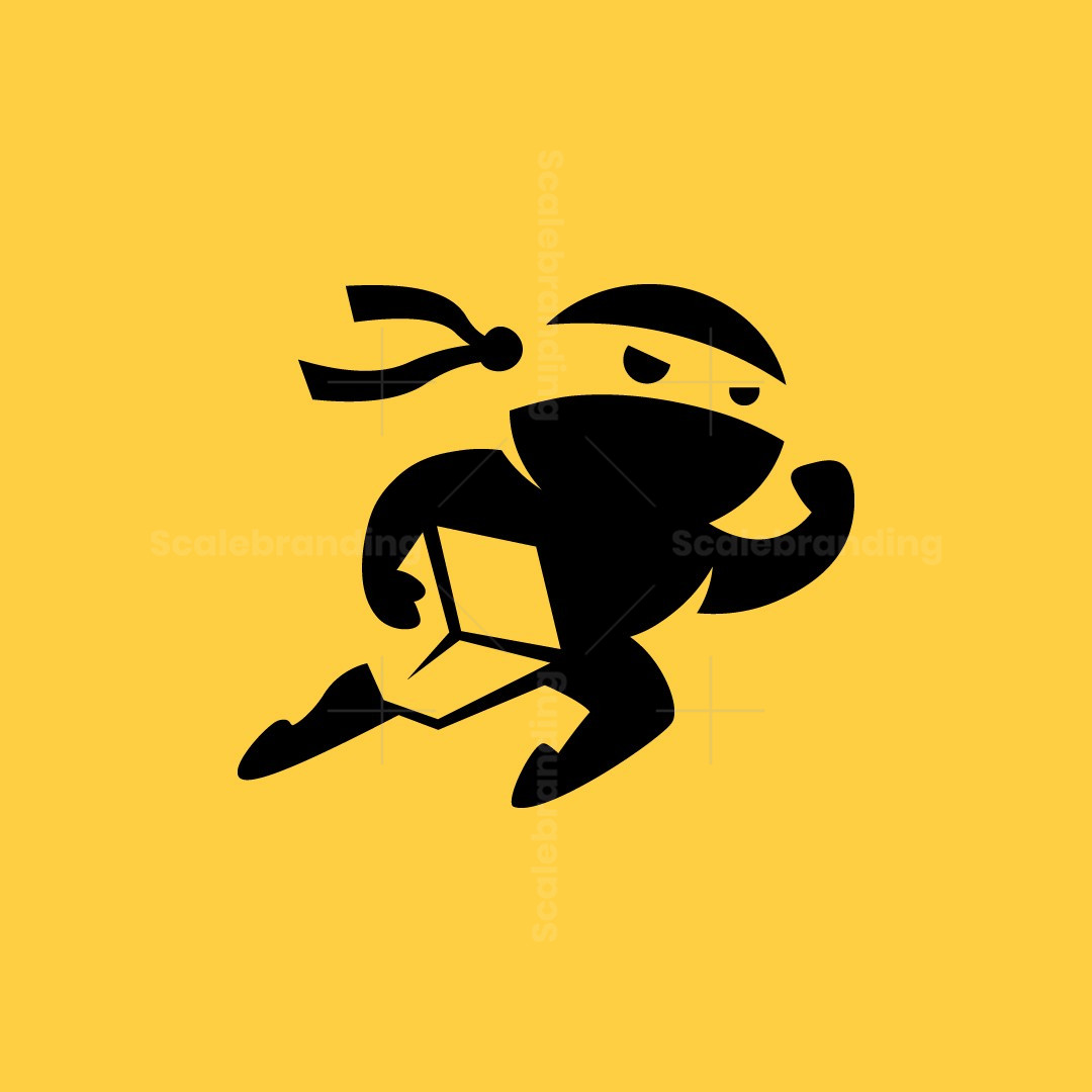 Ninja Box Delivery Logo | Scalebranding