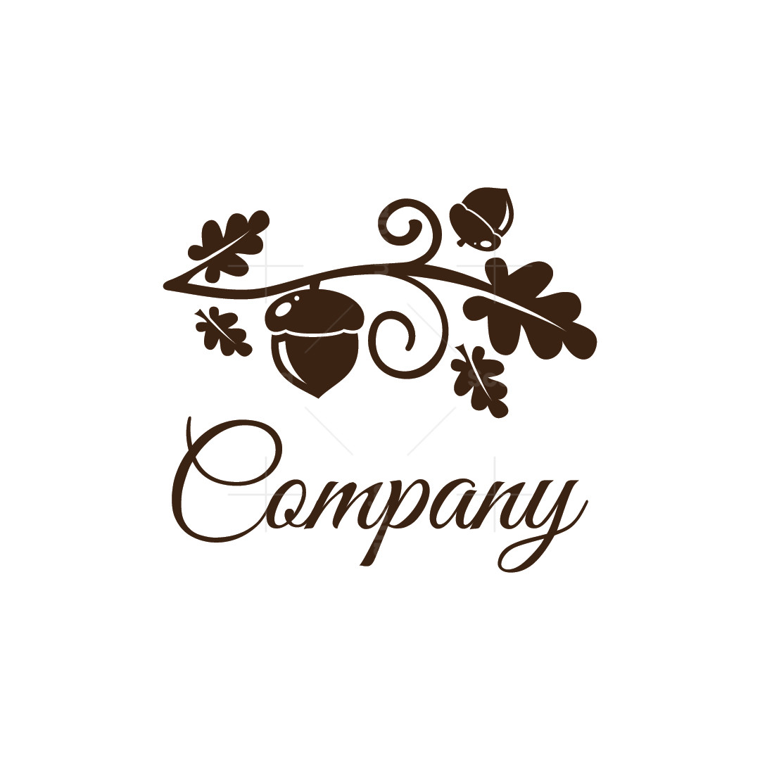 Oak Branch Symbol Logo | Scalebranding