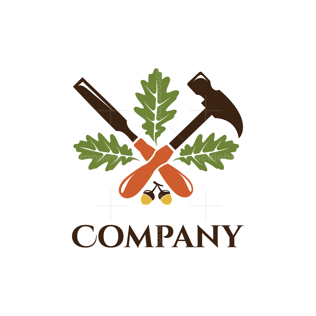 Oak Craft Wood Flooring Company Logo | Scalebranding