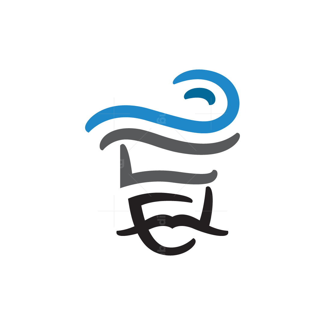 Ocean Water Wave Cooking Chef Logo | Scalebranding